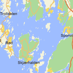 Hvaler på Gule Siders kart