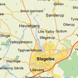 Slagelse Kommune - kort på Krak