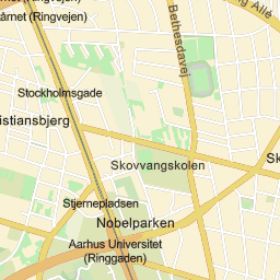 Øst For Paradis Aarhus - kort på Krak