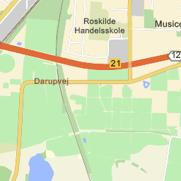 Roskilde Sygehus, Roskilde - kort på Krak