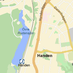 Haninge Centrum - karta på Eniro